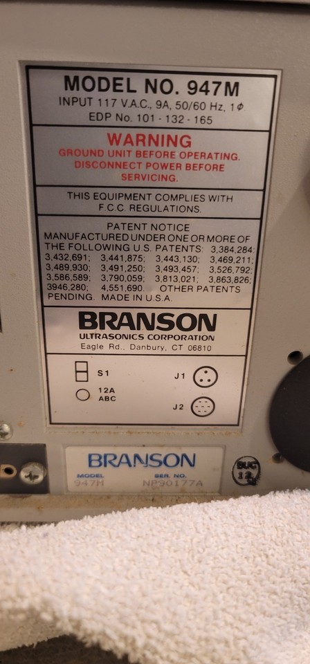 Branson 940M Ultrasonic Generator 947M Amtech 900MW | eBay