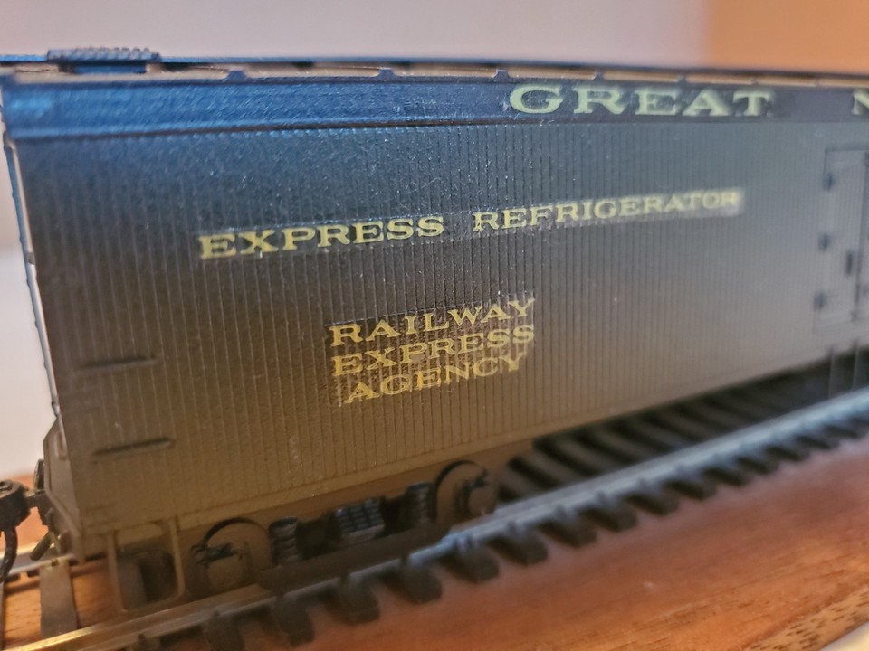 Trans Inc TID Express Wood Reefer- Factory Painted HO Brass Freight Car ...
