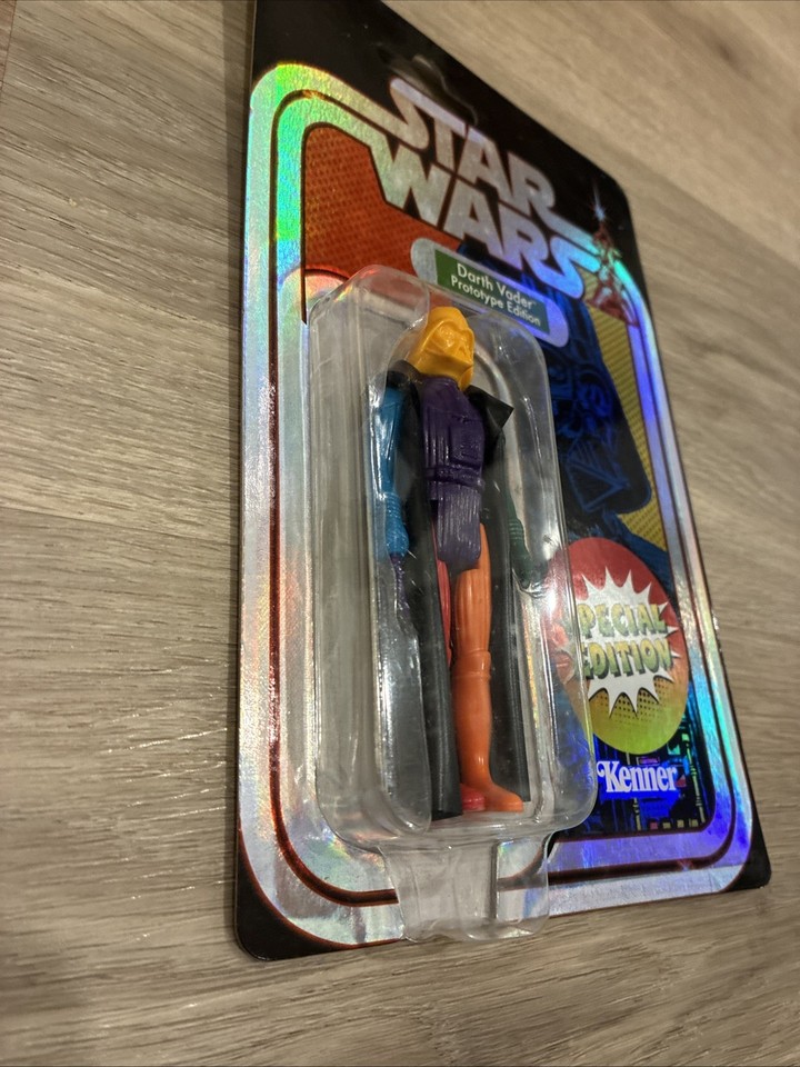 DARTH VADER PROTOTYPE Star Wars Retro Collection SDCC Yellow Head | eBay