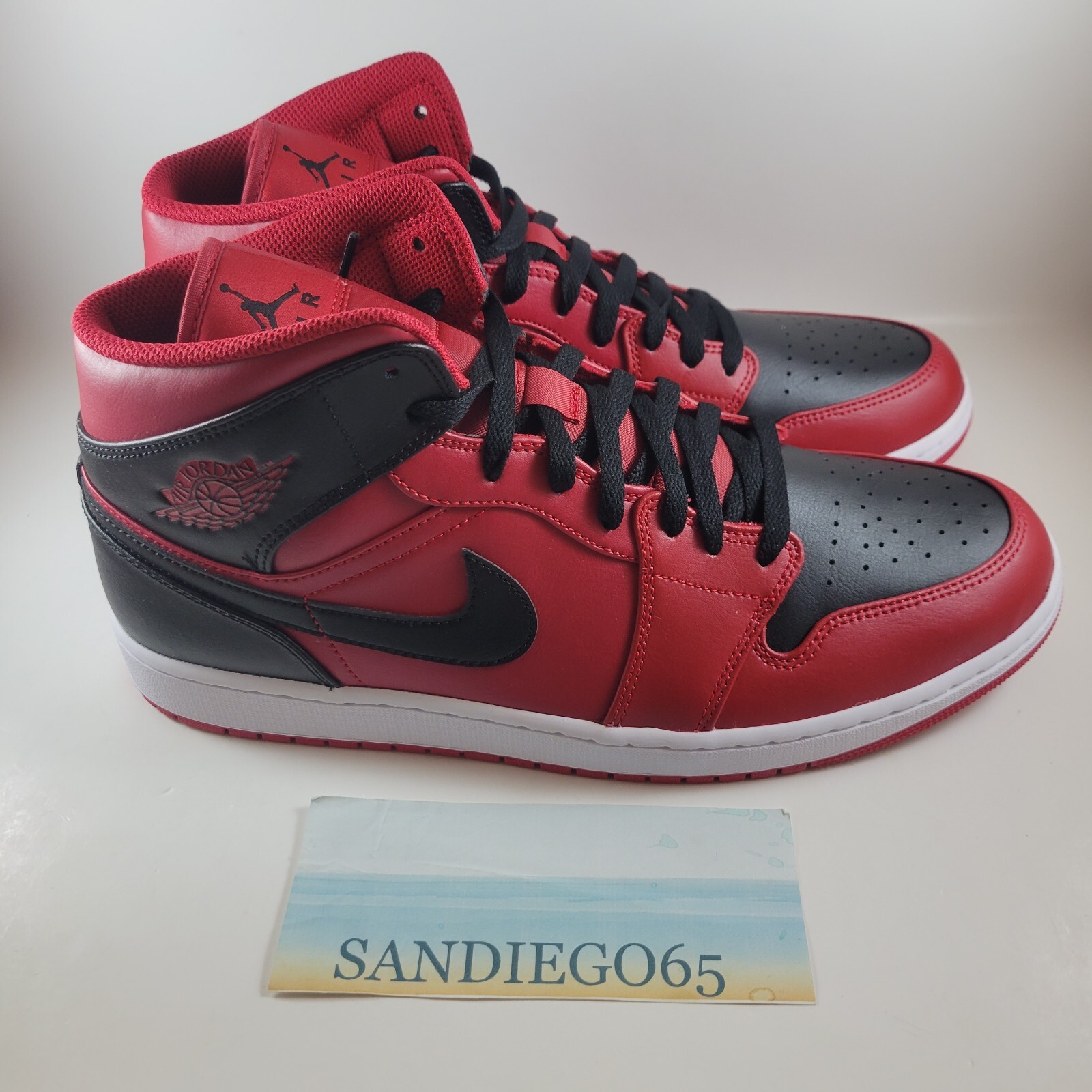 Size 12.5 - Jordan 1 Mid Reverse Bred for sale online | eBay