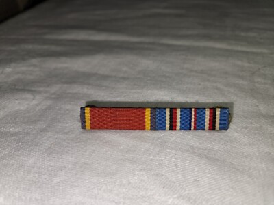 Vintage WWII U.S. Military Ribbon Bar American Campaign Naval Reserve ...