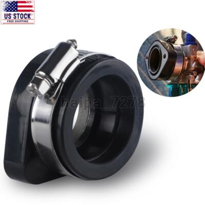 Carburetor Flange Manifold Intake Adapter For 24mm 26mm 28mm 30mm PWK ...