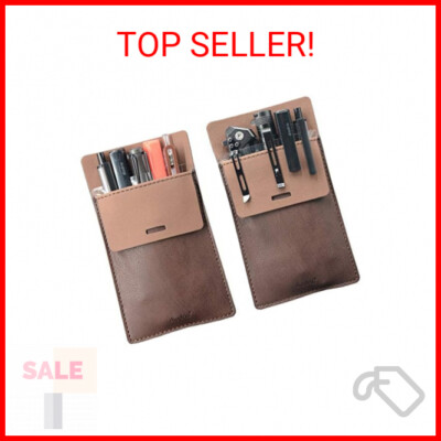diodrio Pocket Protector, Leather Pen Pouch Holder Organizer, for ...