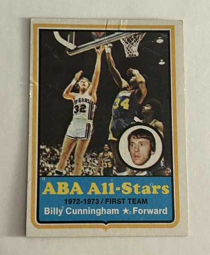 1973 Topps #200 Billy Cunningham ABA Allstars B799 | eBay