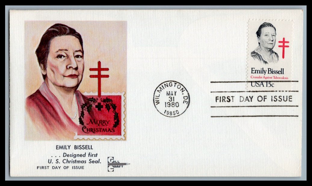 US FDC # 1823 15c Emily Bissell Gill 1981, 9p5314 | eBay