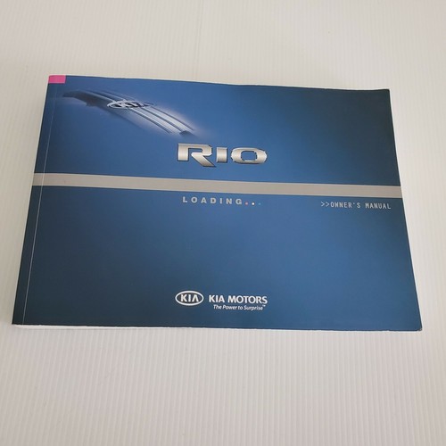 Genuine Kia Rio Owners Manual A1WO-RG1NG | eBay