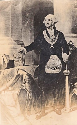 c1912 RPPC George Washington Display with Constitution Postcard AZO ...