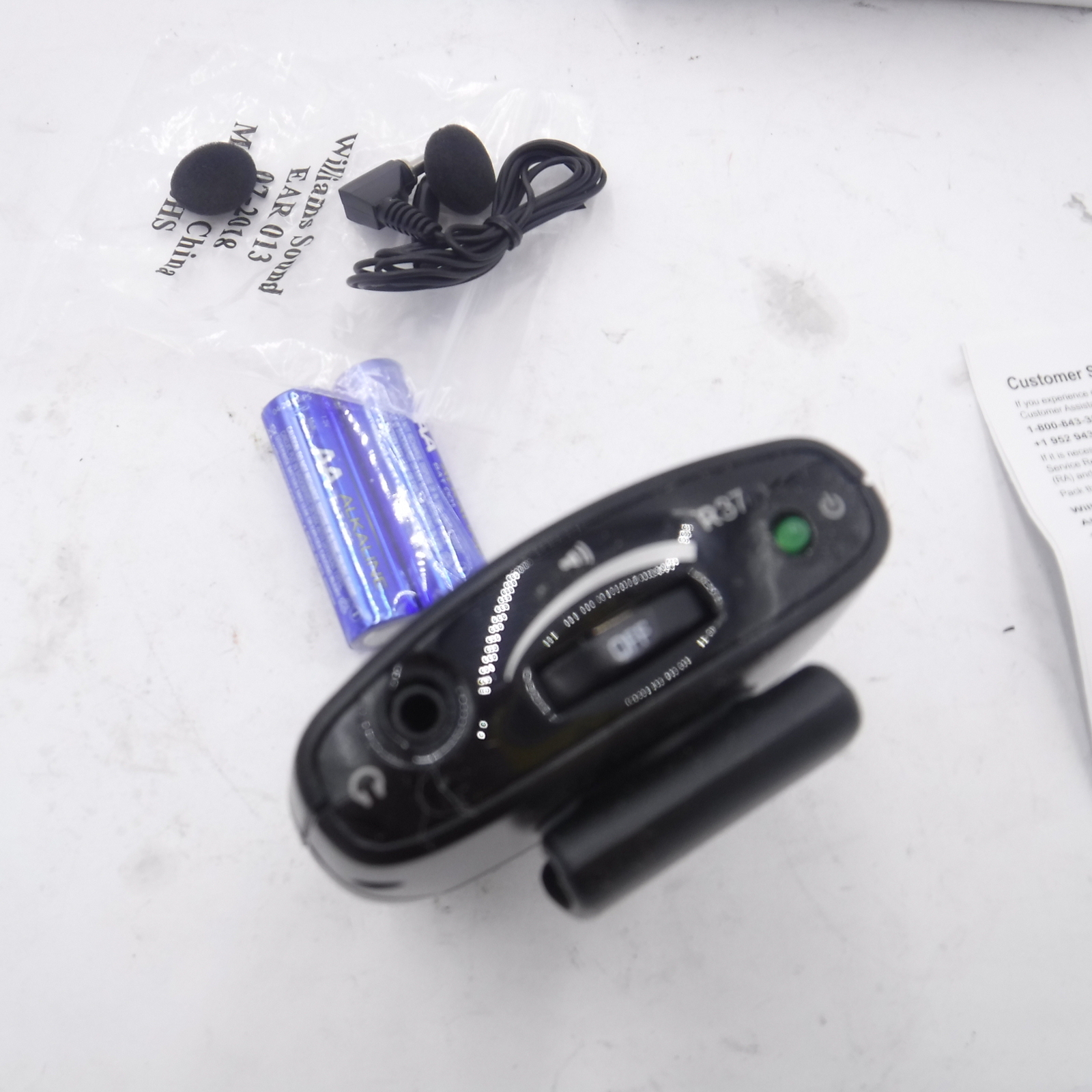 Williams Sound PPA-R37 FM Receiver Assistant Listening System for sale ...