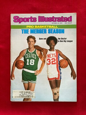 1976 Sports Illustrated ABA-NBA Preview magazine / SI / Cowens / Erving ...