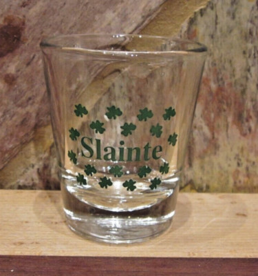 Slainte Clover Irish Shot Glass | eBay