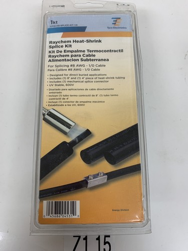 *NEW Tyco Electronics Raychem Heat-Shrink Splice Kit CPGI-HS-SPLICE-KIT ...