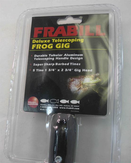 Frabill 2301 Aluminum Frog Gig Telescoping Handle 6Ft Extends to 12Ft 2 ...