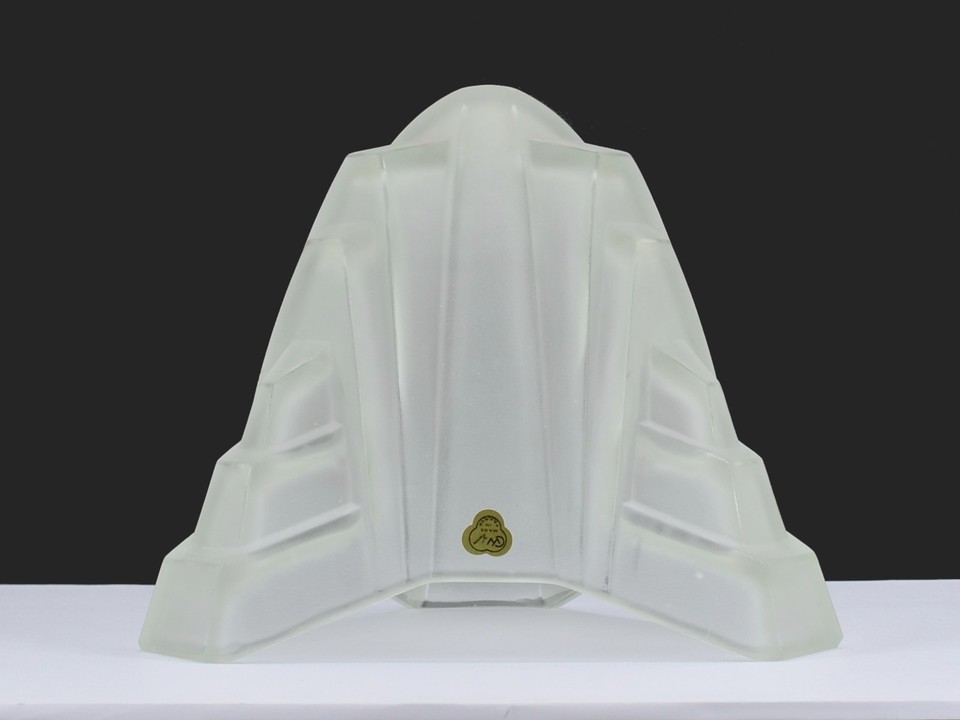 French Art Deco Paris Star Lamp Shade by Vianne Glass - Geometric ...