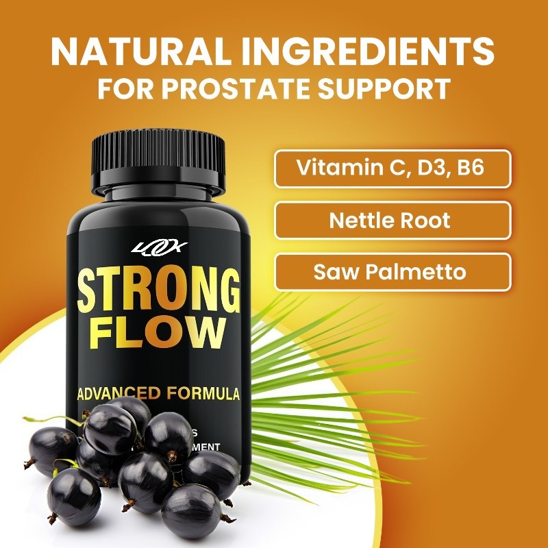 (1 Pack) Strong Flow Supplement for Men – StrongFlow Pills Advanced ...
