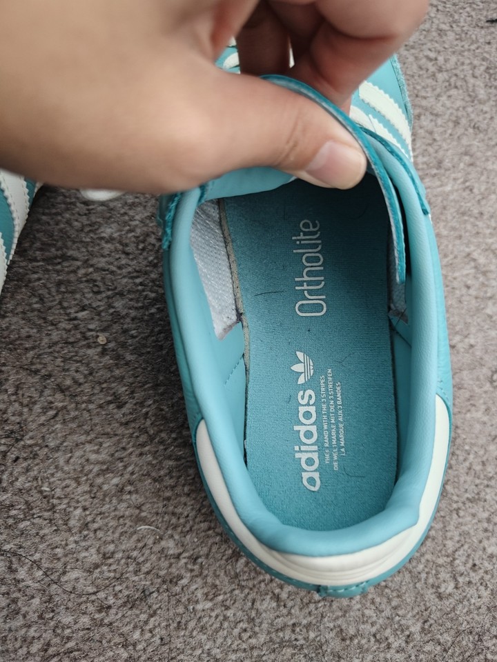 Adidas samba OG J Turquoise Blue Teal UK5 US5.5 Brand New With Box ...