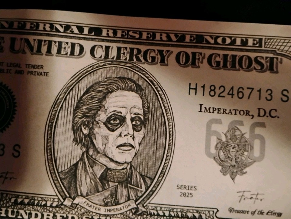 GHOST OFFICIAL MUMMY DUST BILL MSG SKELETOUR 7/22/2025 | eBay