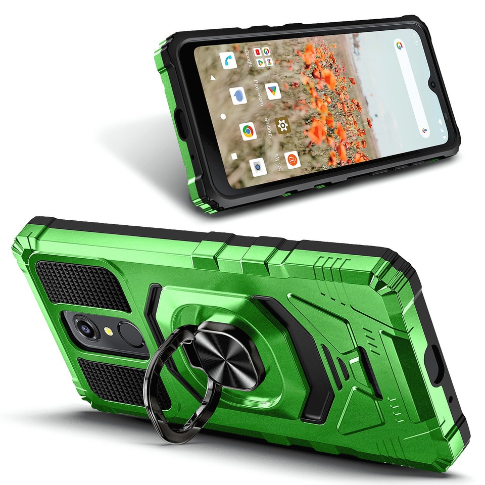 For Iris Connect (SH4650) Case Ring Stand Phone Cover + Tempered Glass ...