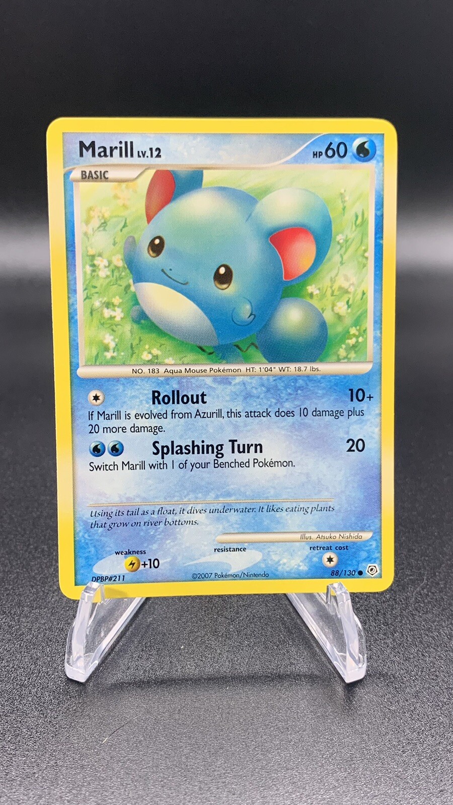 Pokémon TCG Marill Diamond & Pearl 88/130 Regular Common Water | eBay