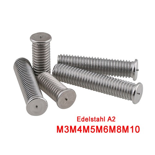 M3 M4 M5 M6 M8 Spot Stud Welding Screws Machine Screw - A2 304 ...