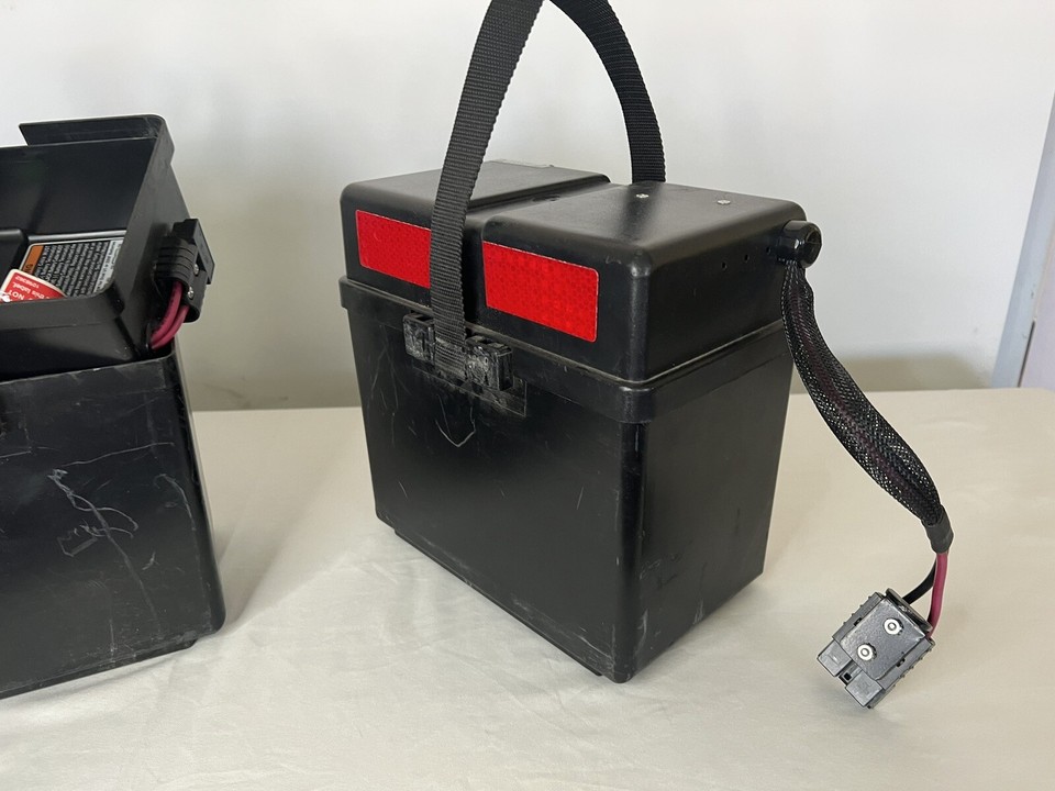 Left & Right Battery Boxes w/ Wiring for Invacare Nutron R51 LX Power ...