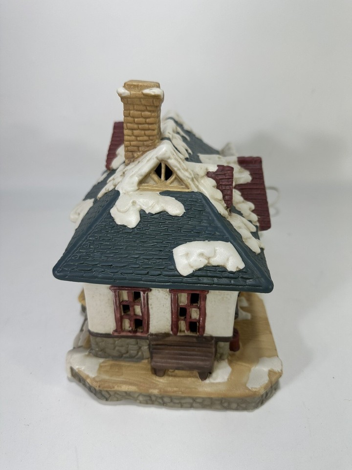 Vintage 1993 Mervyn's Village Square Lighted "Train Station" ~ in ...