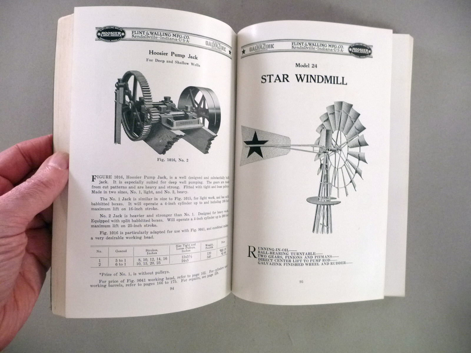 Flint & Walling CATALOG - 1929 ~~ Star Windmills, Hoosier Pumps | eBay