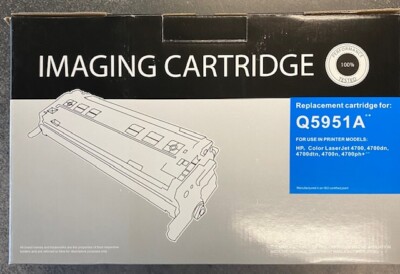 NIB Compatible HP 643A Cyan Toner Cartridge Q5951A for Color Laserjet ...