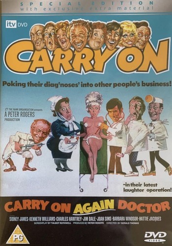 DVD NEW: Carry On Again Doctor - 1969 Comedy-Weight Reducing Potion’s ...
