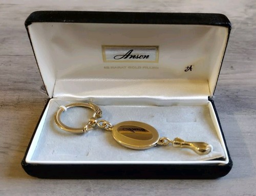 NIB Vintage Anson 12 Karat Gold Filled Key Theft Protector Keychain ...