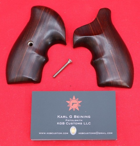 RARE Craig Spegel Figured Cocobolo N Frame Boot Grips Smith & Wesson ...