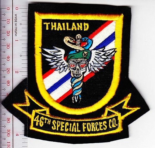 Green Beret US Army Thailand 46th Special Forces Company Airborne Medic ...