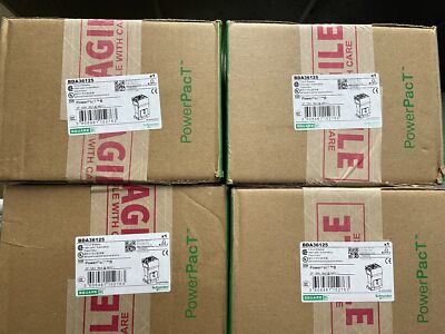 BDA36125 125 Amp I-Line Square D PowerPact B Circuit Breaker New In Box ...