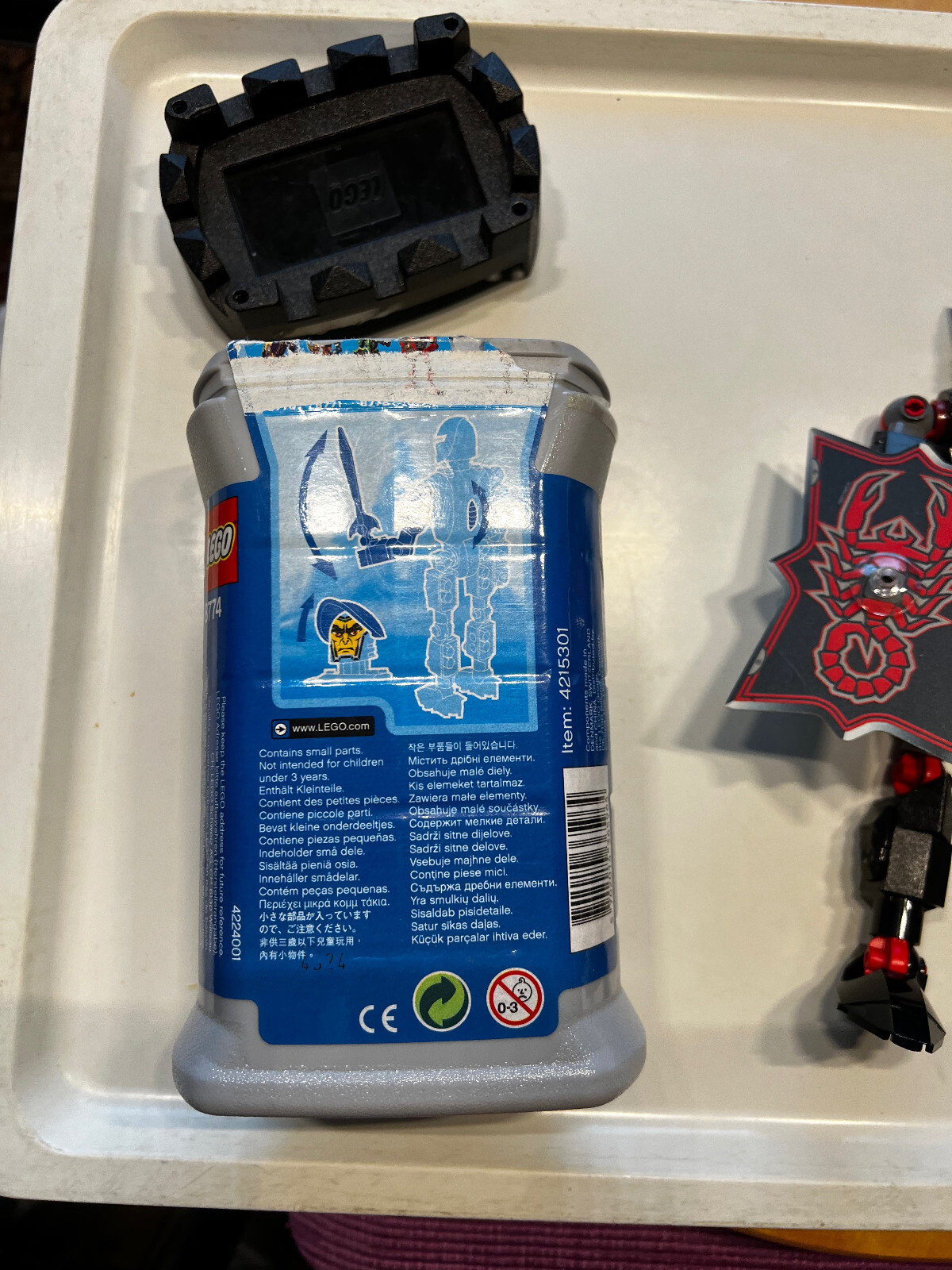 LEGO Castle 8774: Vladek – Der Schwarze Ritter o. BA mit Behälter | eBay