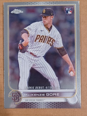 2022 Topps Chrome Update #USC19 MacKenzie Gore Rookie Debut Baseball ...