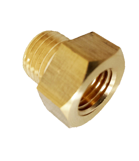 5/8 UNF Male to 1/8 NPT Female Reducer Oil Pressure Gauge Adapter Brass ...