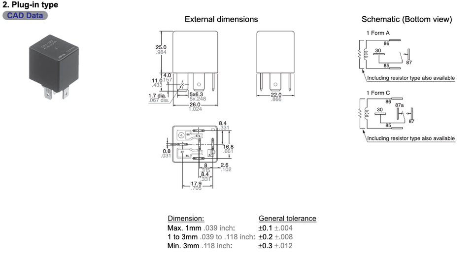 PANASONIC Ski-Doo OEM Relay 515177672 Expedition GT GSX MXZ Mach Z ...