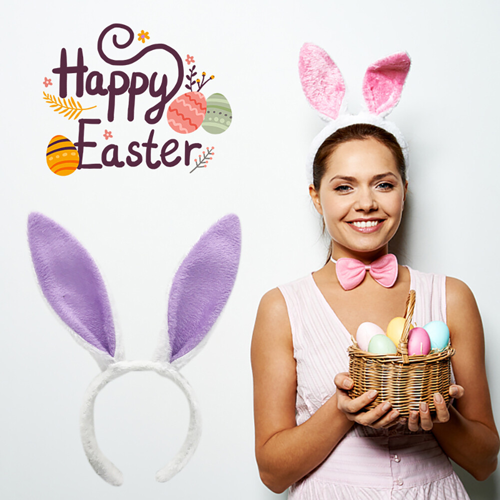 Easter Cute Bunny Ears Cosplay Headbands Headwear for Women Girls ...