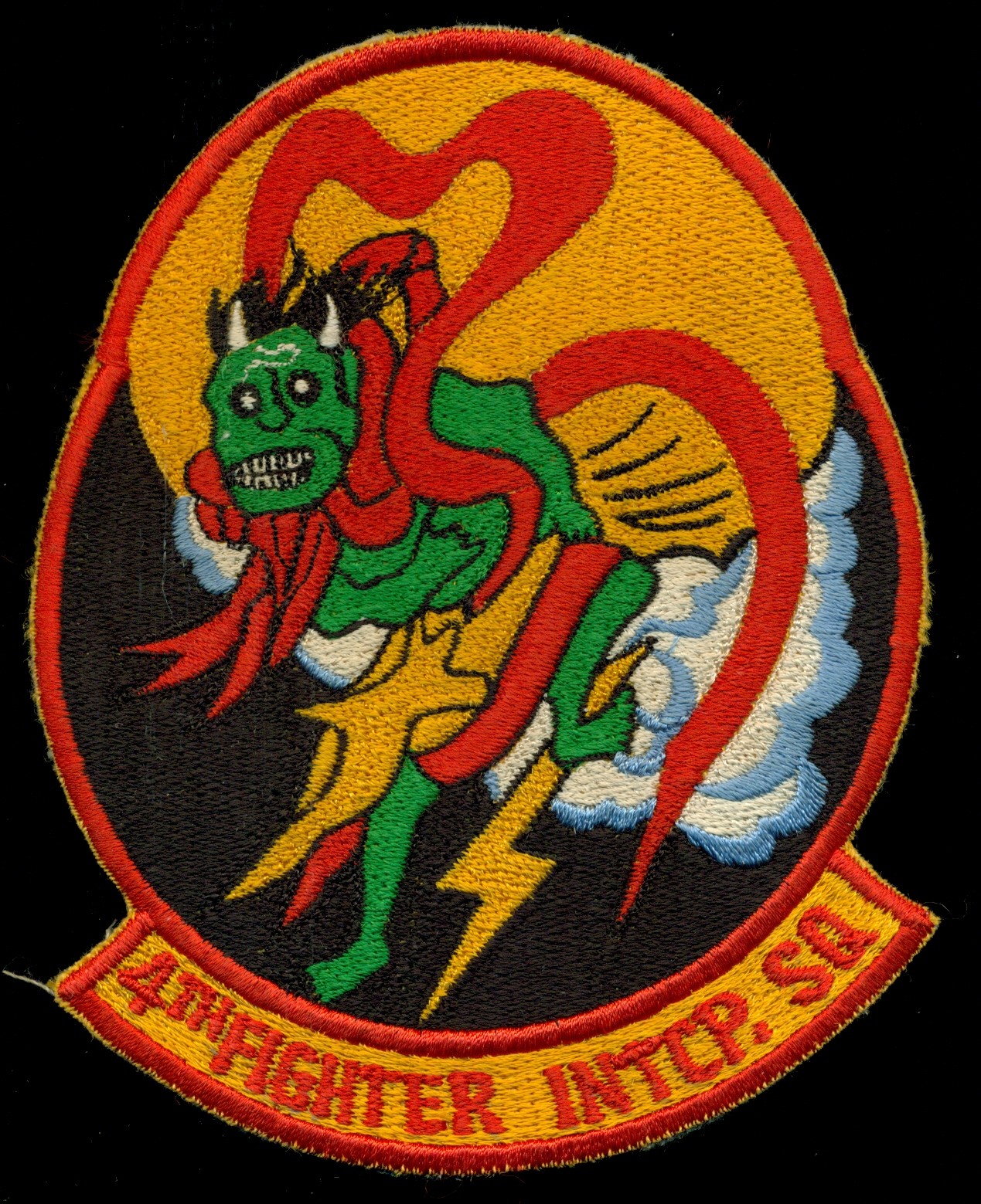 USAF 4th Fighter Interceptor Squadron Patch S-13 | eBay
