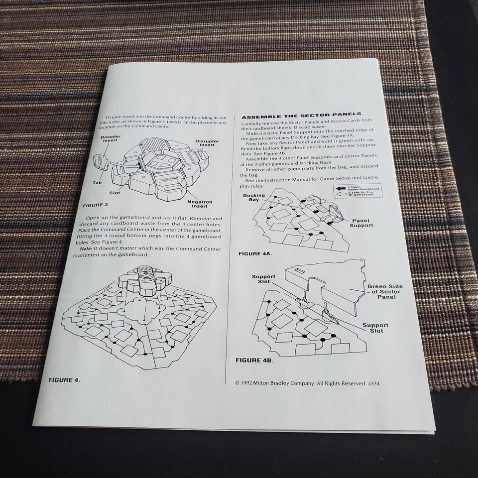 1992 The Omega Virus Talking Electronic Board Game Part Assembly ...