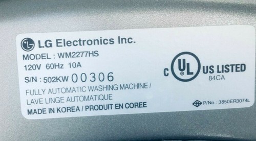 LG Tromm Electric Washer Model WM2277HS Dispenser Drawer Housing ...