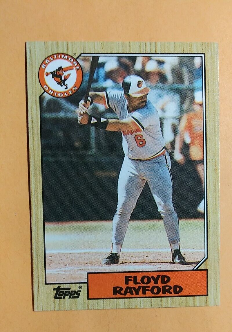 1987 Topps Baseball Card Floyd Rayford Baltimore Orioles #426 | eBay