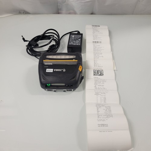 Zebra ZQ521 Bluetooth Mobile Label Printer, & Battery, Charger Included ...