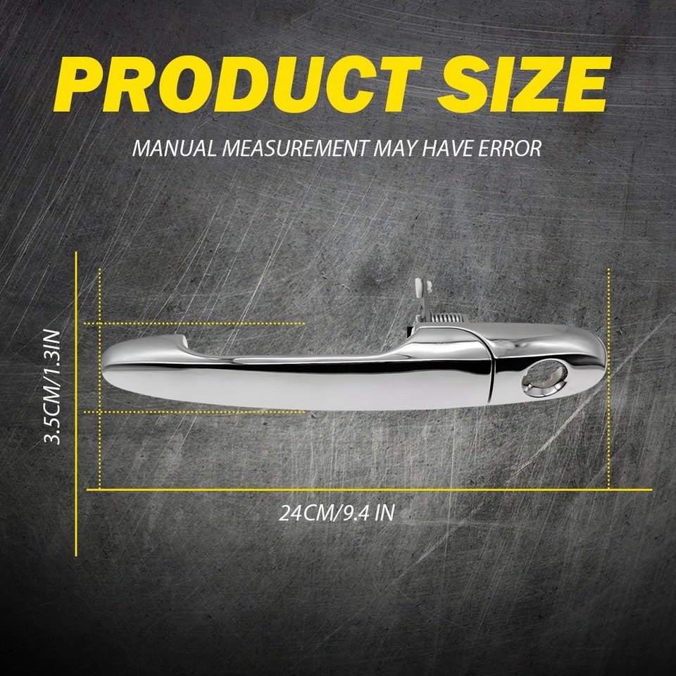 Front Left Exterior Door Handle For Buick Impala Pontiac Outside Chrome ...