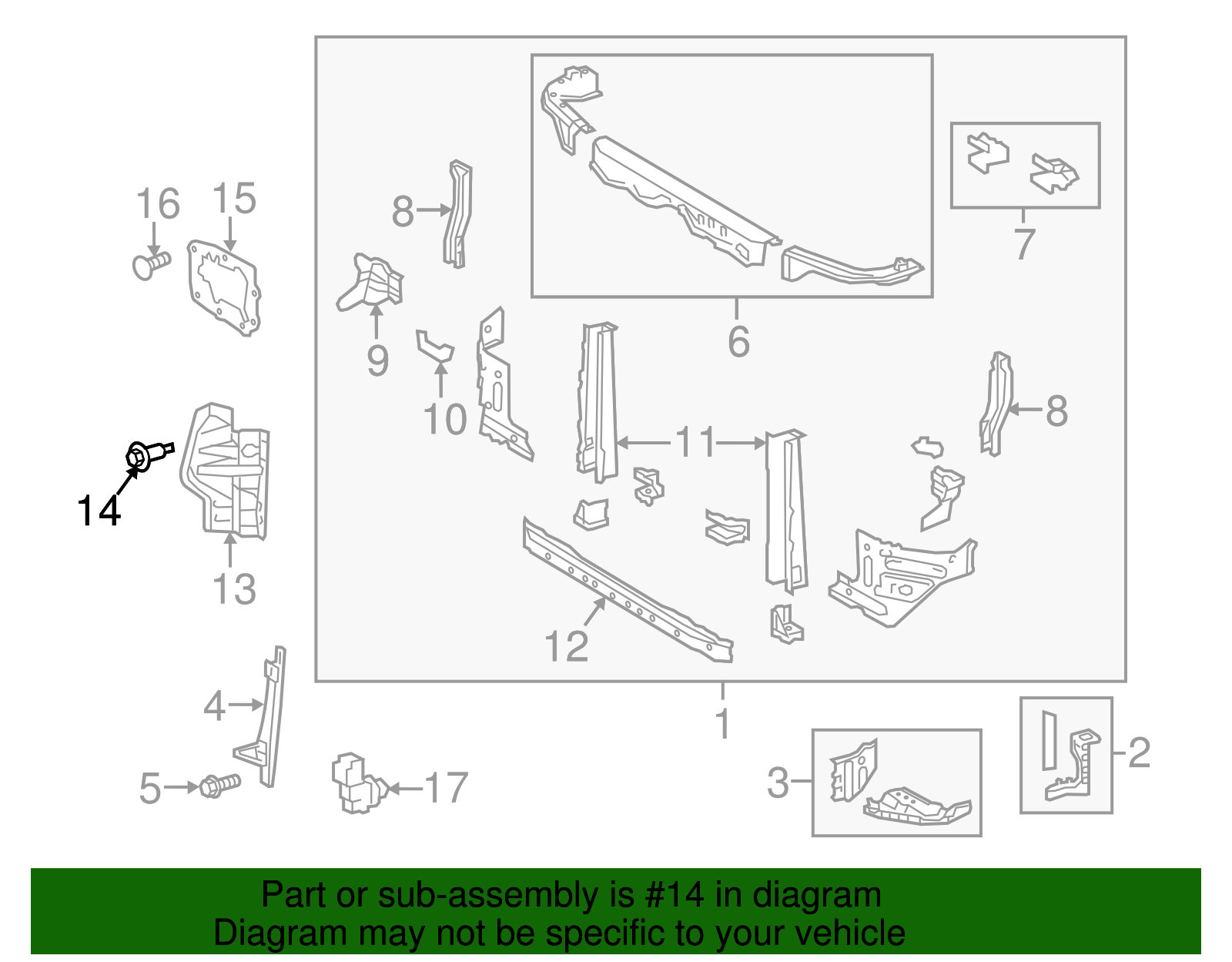 Toyota OEM Front Bumper-end Cap Upper Clip 9046707215 for sale online ...