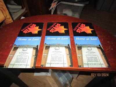 1986 Baltimore Stars USFL Football Ticket Brochure Phantom Schedule Lot ...