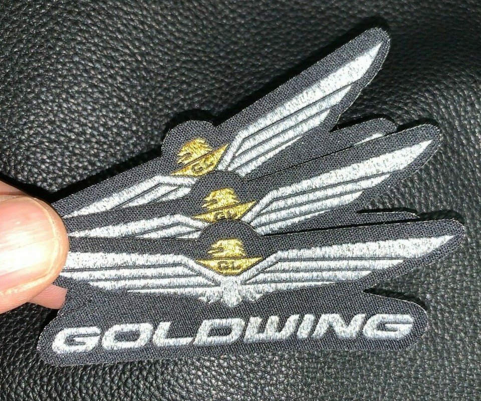 GOLDWING GL1800 HONDA MOTORCYCLE GOLD WING EMBROIDERED SEW ON PATCH ...