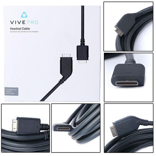 HTC Vive Pro / Eye Headset VR Link Cable Cord 5M Connect Link Box to VR ...