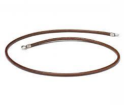 Leather Necklace Strap Brown | eBay Australia