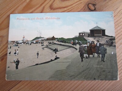 Postcard of Mablethorpe, Promenade and Beach (1908 posted) | eBay UK