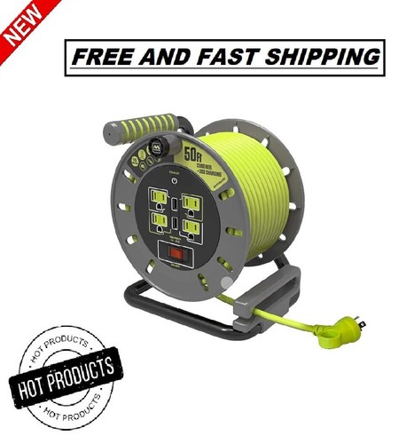 Masterplug Extension Cord Reel (50 ft.) with Wall Mount FREE FAST ...